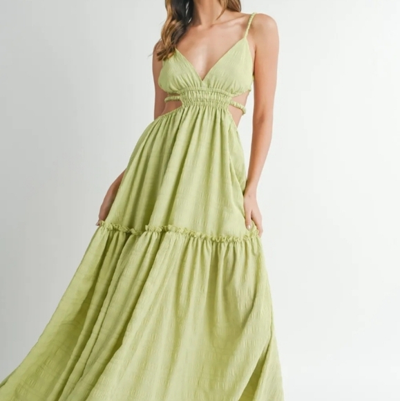mable | Dresses | Mable Cutout Waist Backless Maxi Dress | Poshmark